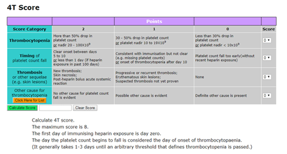 HIT – Southampton Cardiac Anaesthesia